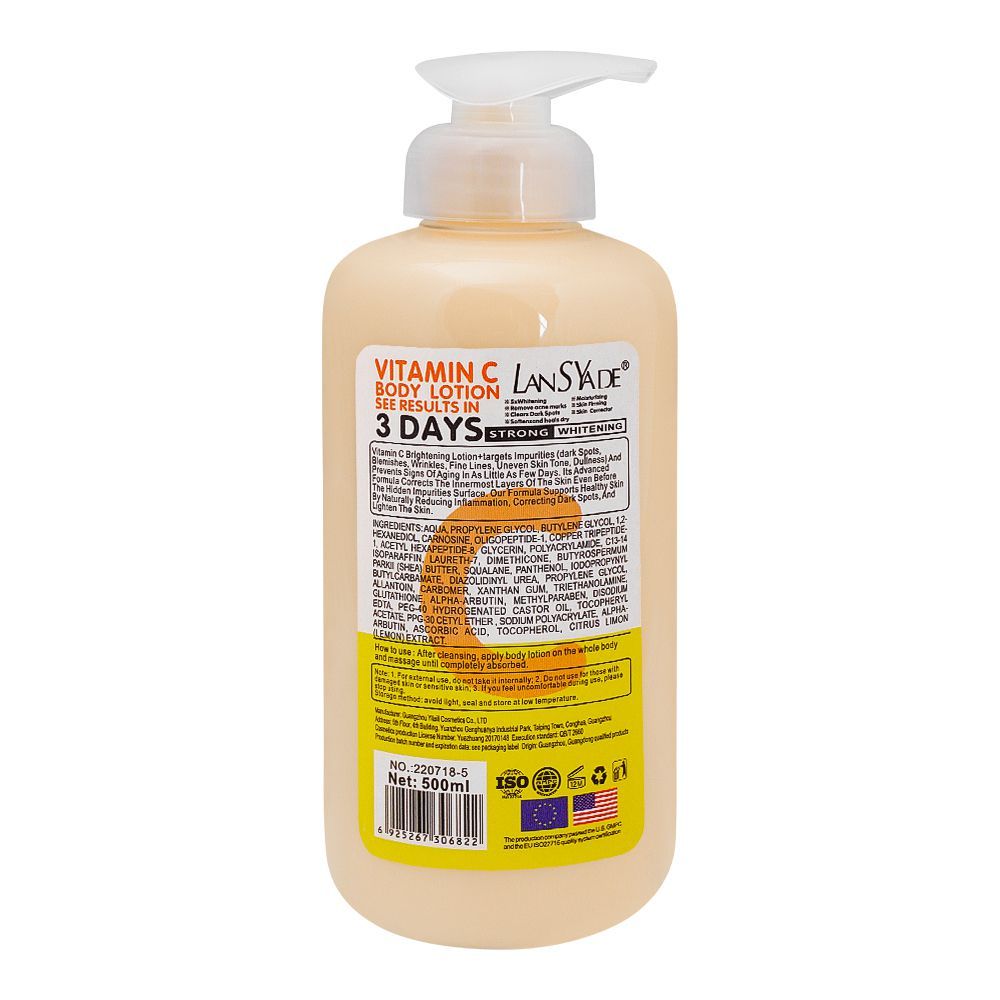 Order Lansyade Vitamin C Body Lotion, 500ml Online at Special Price in ...