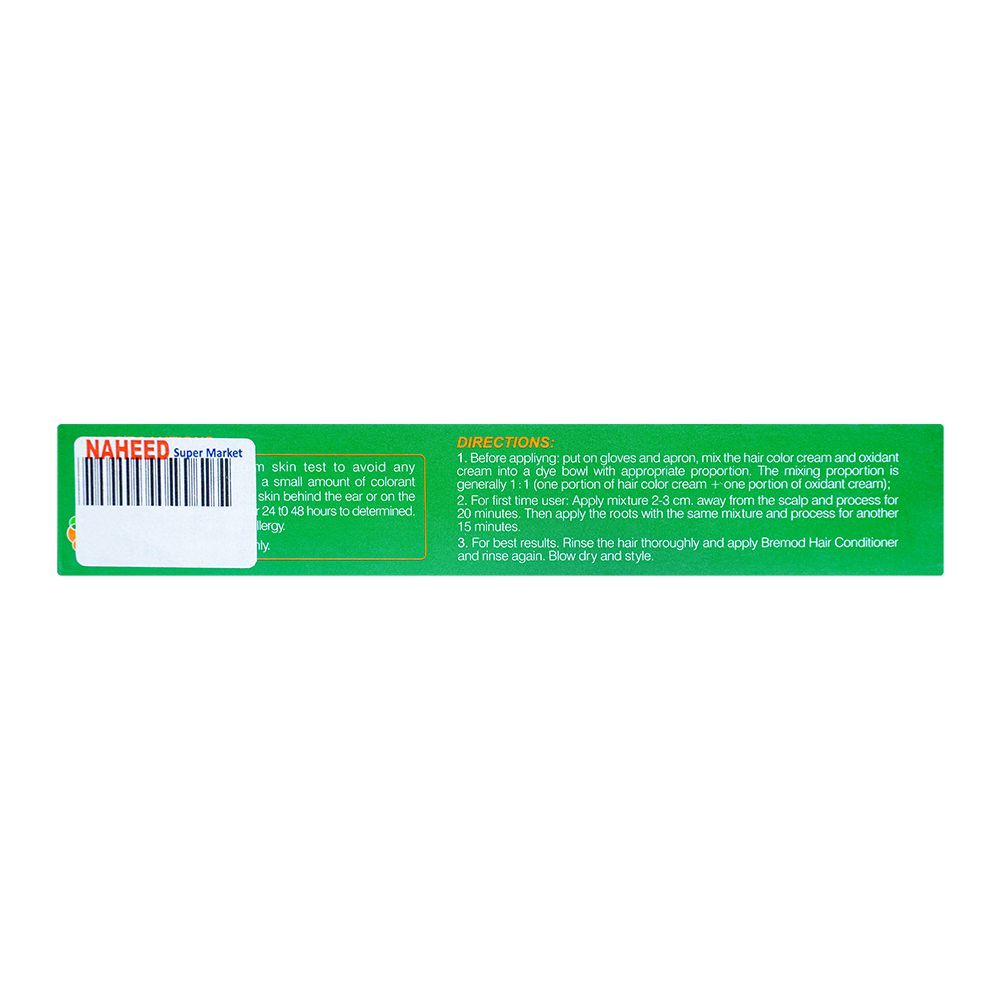 Buy Bremod Hair Color Cream, 7/0 Medium Blond, 100ml Online at Special ...