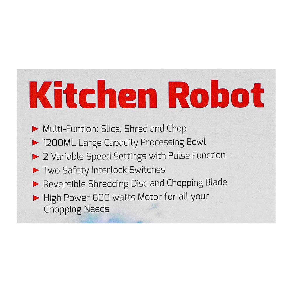 Buy Gaba National Kitchen Robot, 1200ml Capacity, 600W, GN-5026/22 ...