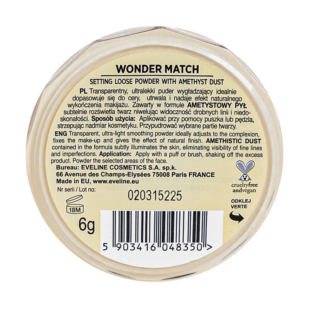 Purchase Eveline Wonder Match Translucent Loose Setting Powder With ...