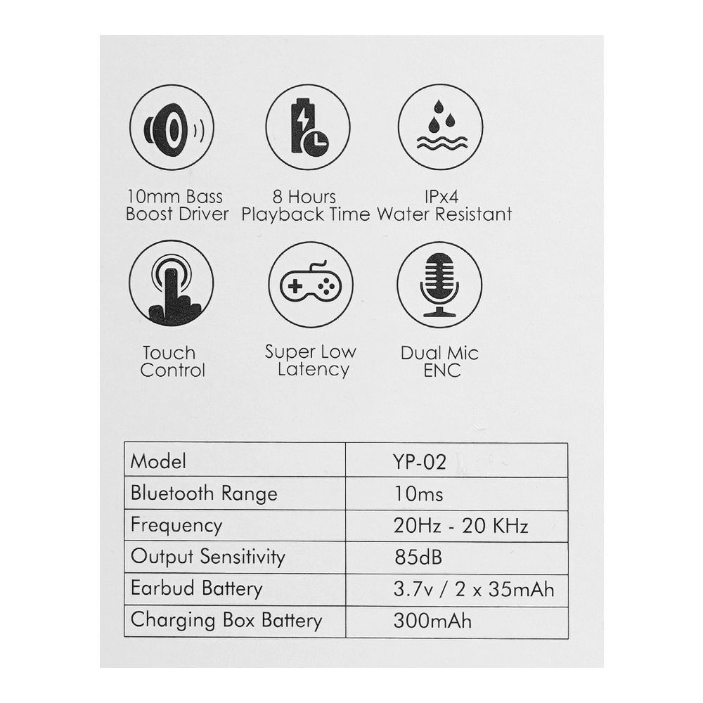 Purchase YOLO Yopod 2 Earbuds, White, YP-02 Online at Special Price in ...