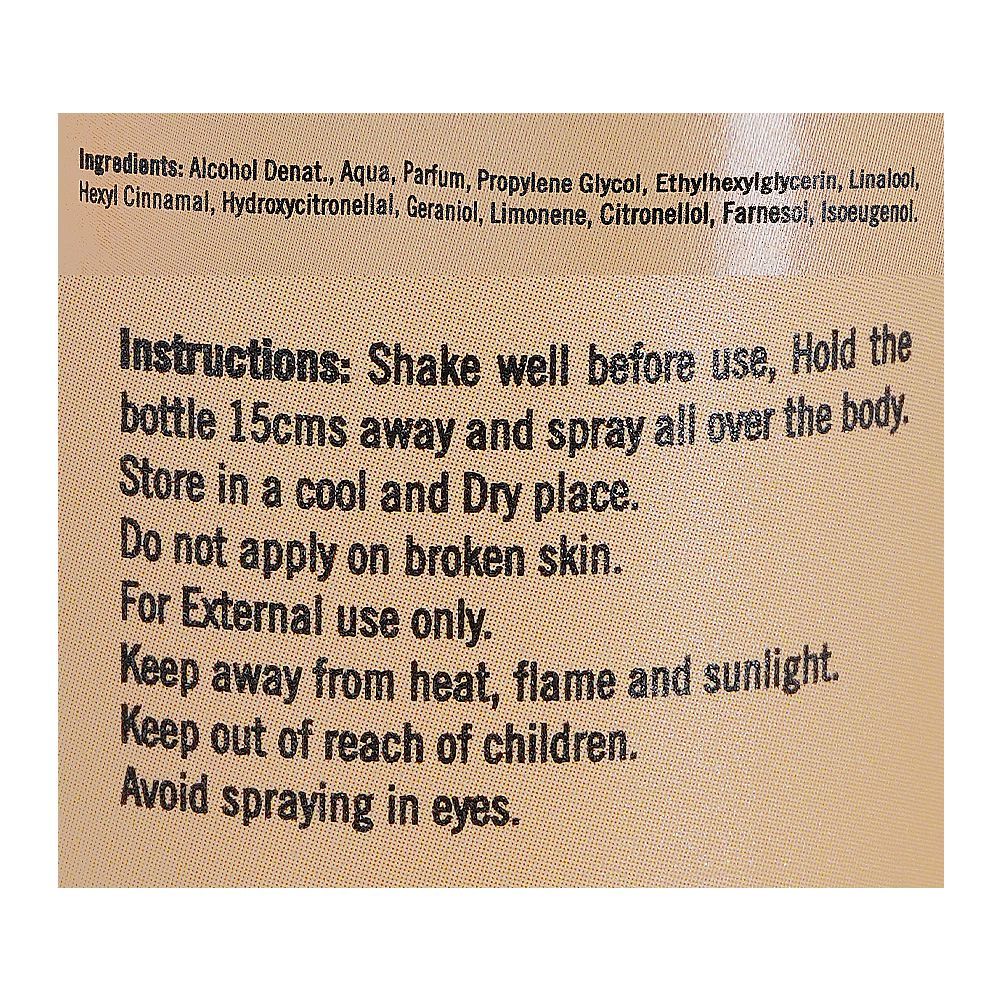 Buy Rasasi Secret Body Mist, For Women, 250ml Online at Special Price ...