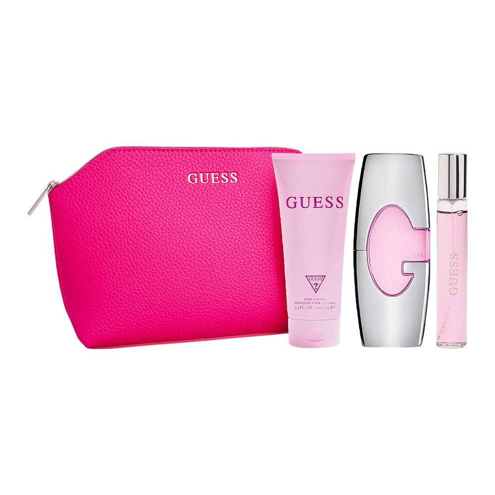 Order Guess Pink Set For Women, Eau De Parfum 75ml + Travel Spray 15ml ...