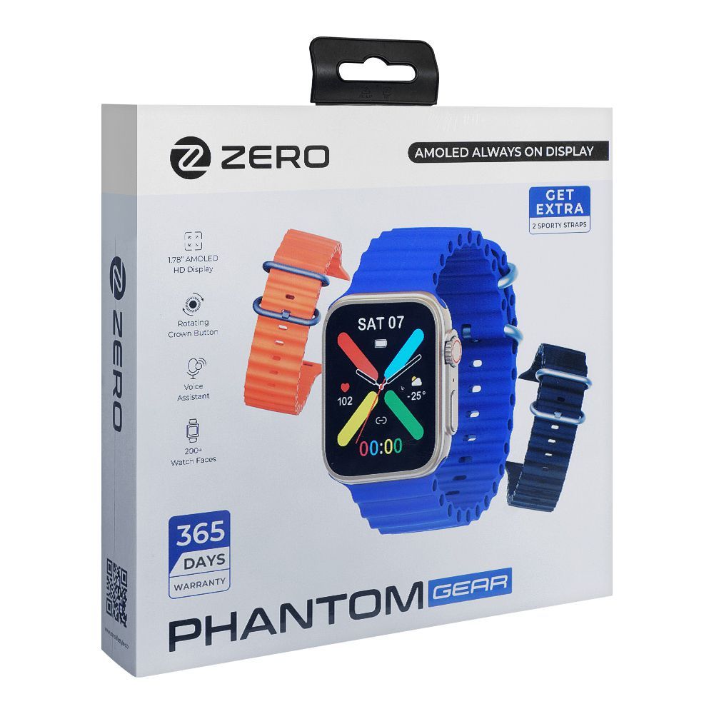 Order Zero Men's Phantom Gear Golden Black Extra Blue Orange Strap ...