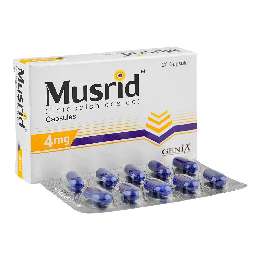 Musrid 4mg Capsules, Strip (10 Capsules)