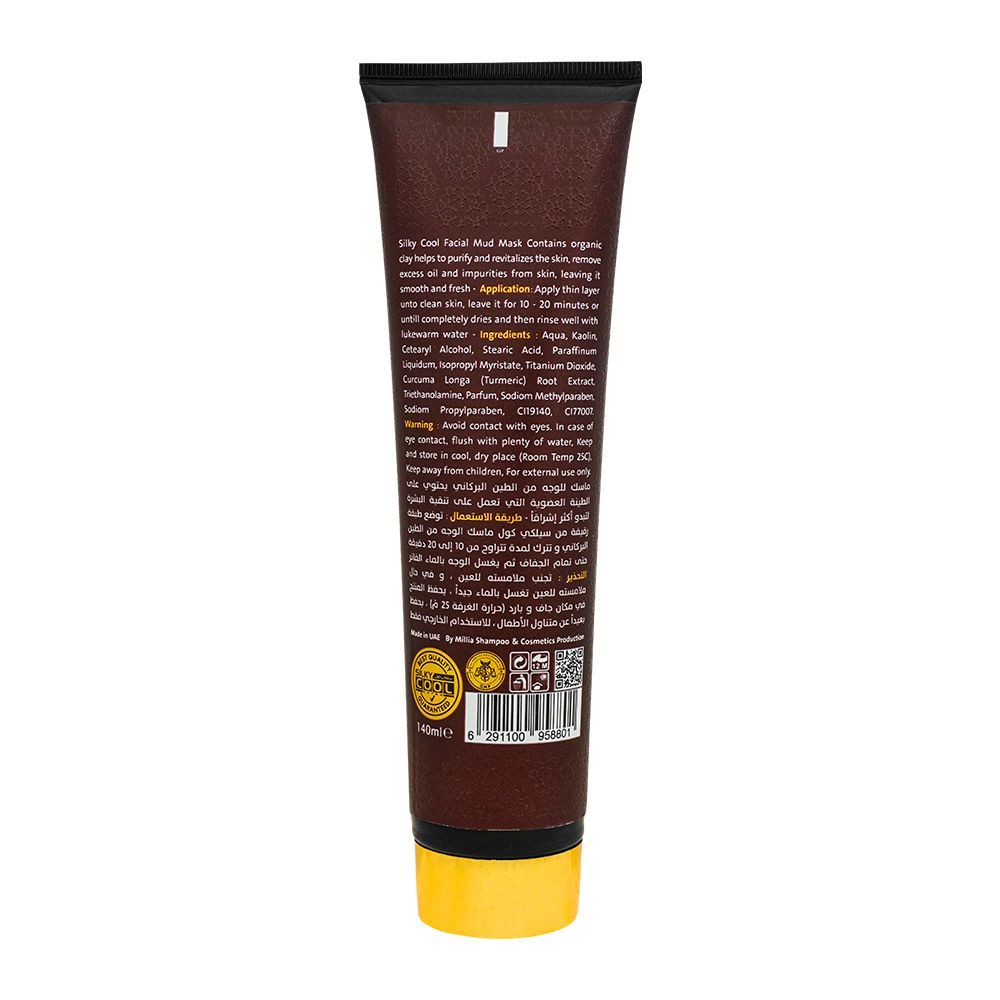Purchase Silky Cool Gold Facial Volcanic Mud Mask, For All Skin Types ...