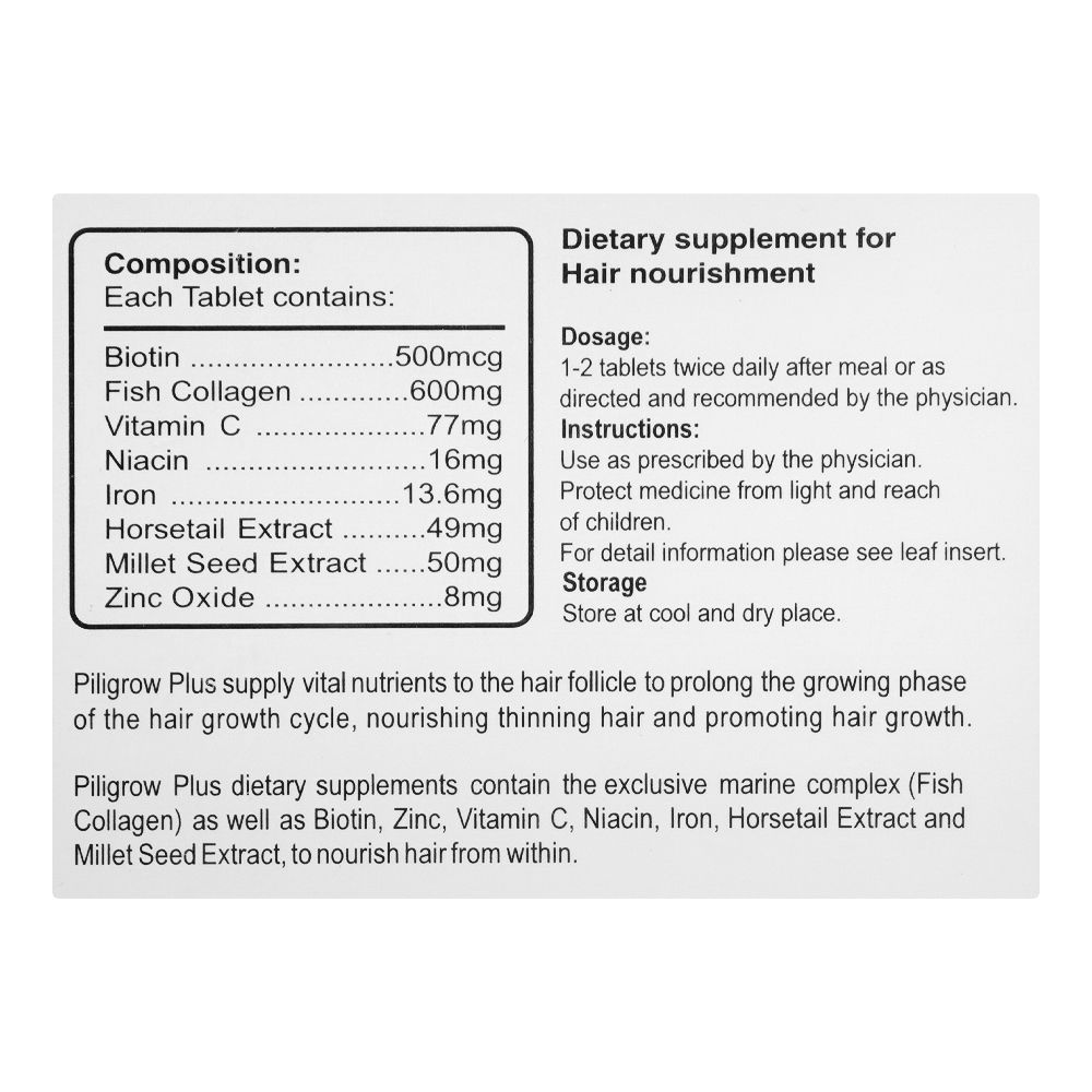 Order Whiz Laboratories Pili Grow Plus Tablet, 30-Pack Online at ...