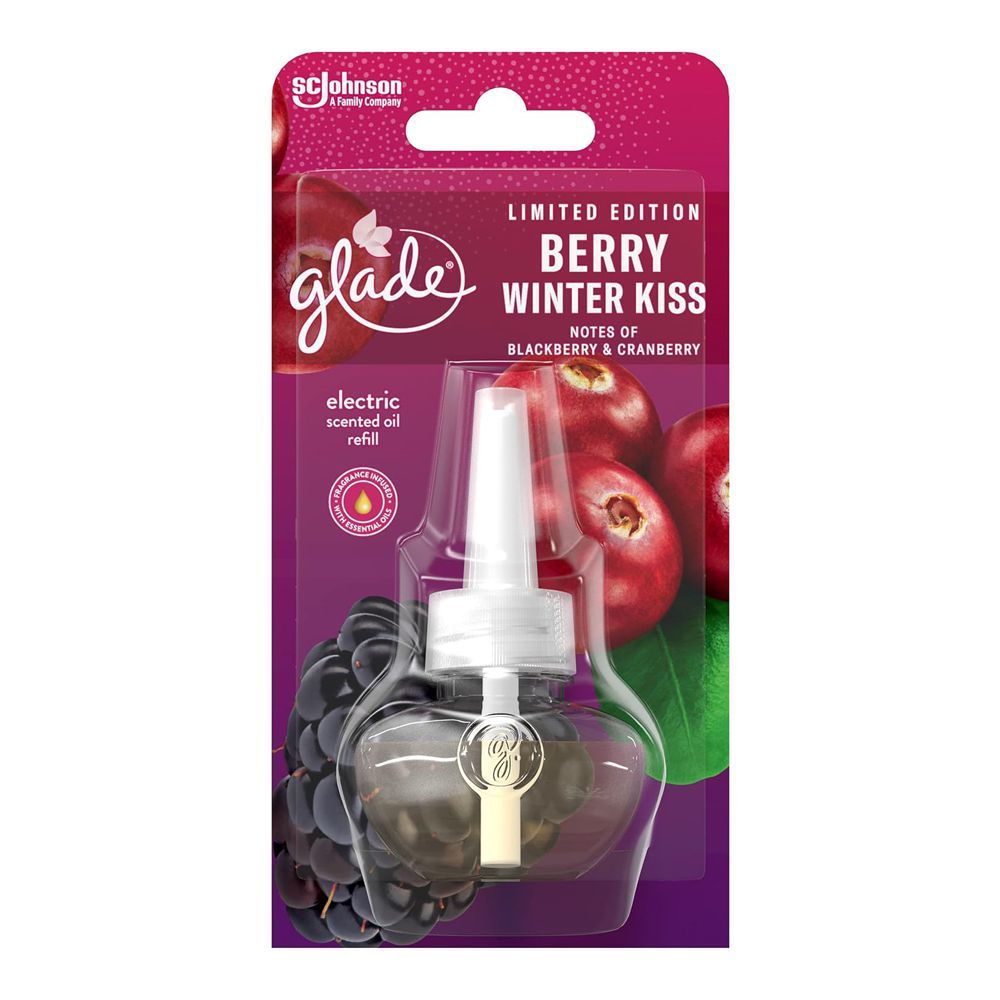 Buy Glade Berry Winter Kiss Electric Scented Oil Refill, 20ml Online at ...