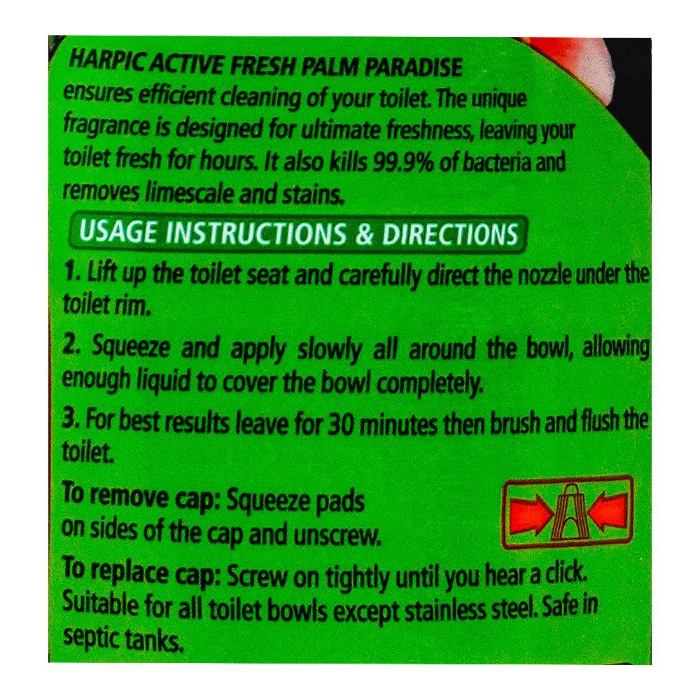 Buy Harpic Active Fresh Palm Paradise Cleaning Gel, 750ml Online at ...