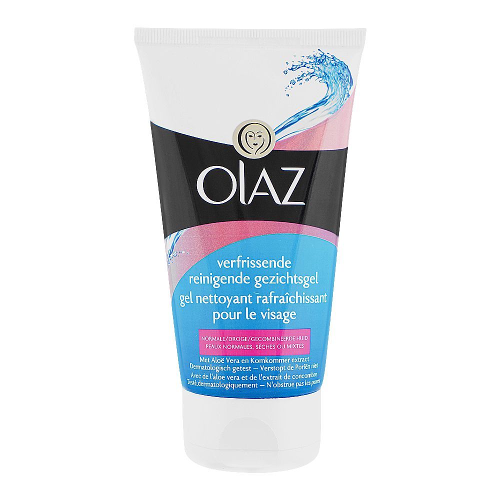 Order Olaz Refreshing Cleansing Gel, Normal To Dry And Combination Skin ...