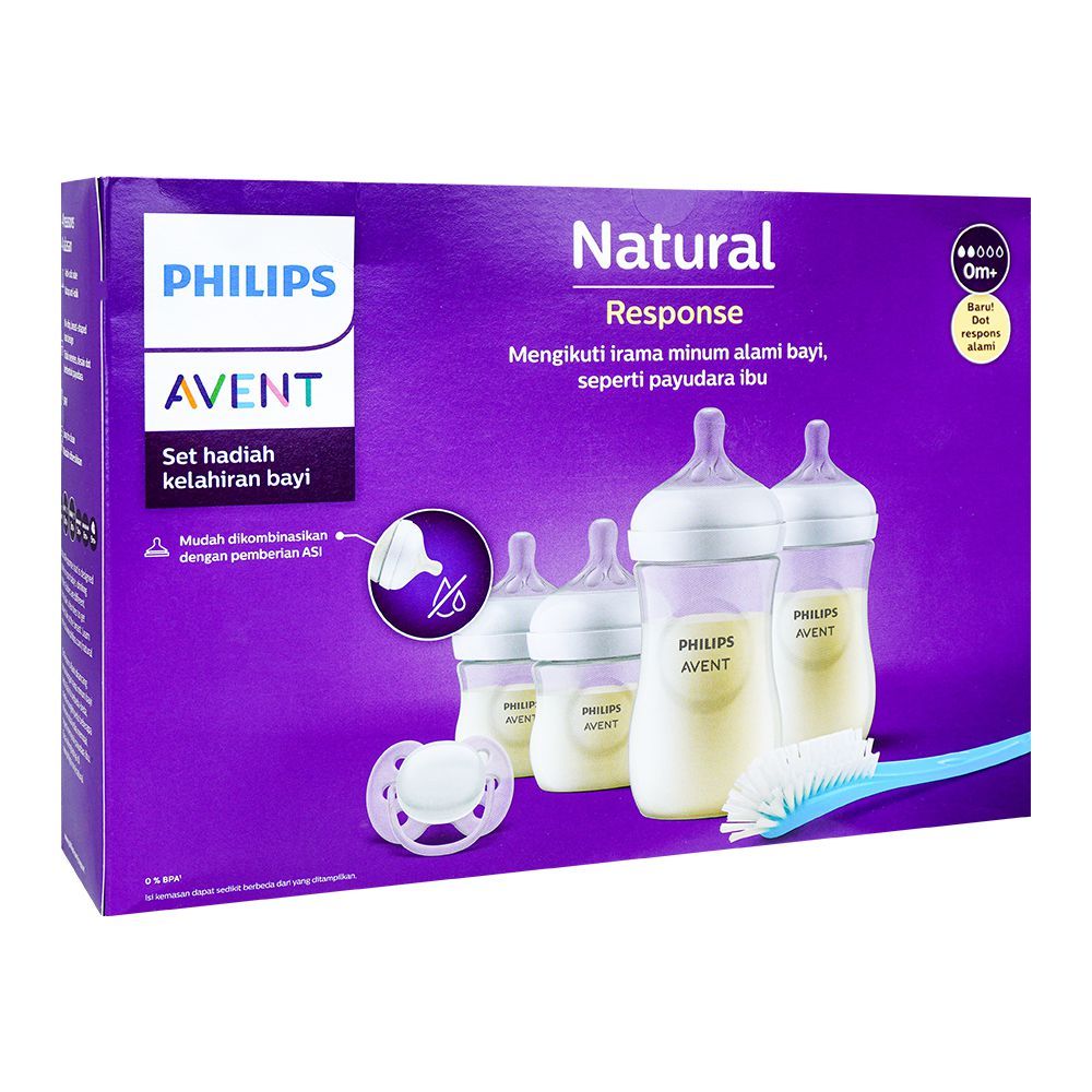 Buy Avent Natural Response New Born Baby Gift Set, SCD838/11 Online at ...