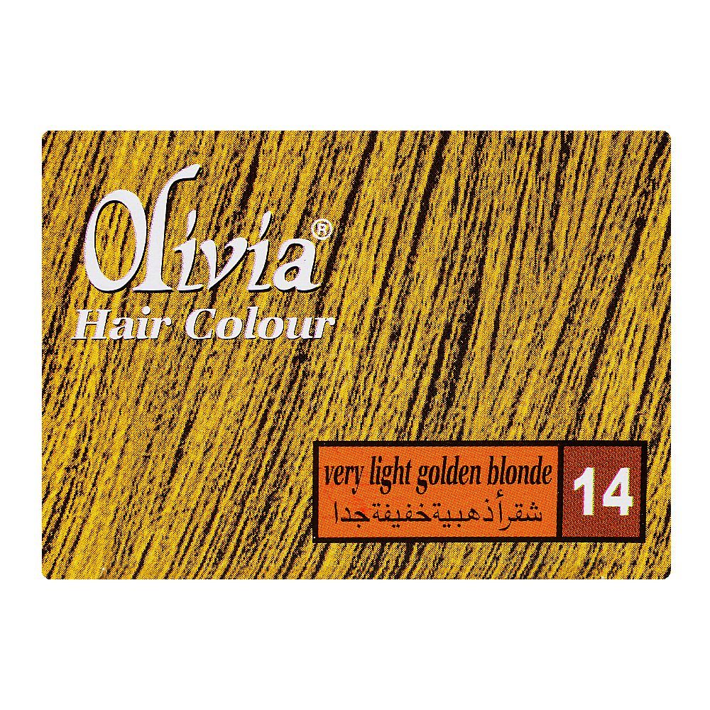 Order Olivia Hair Color 14 Very Light Golden Blonde, 50ml Online at ...