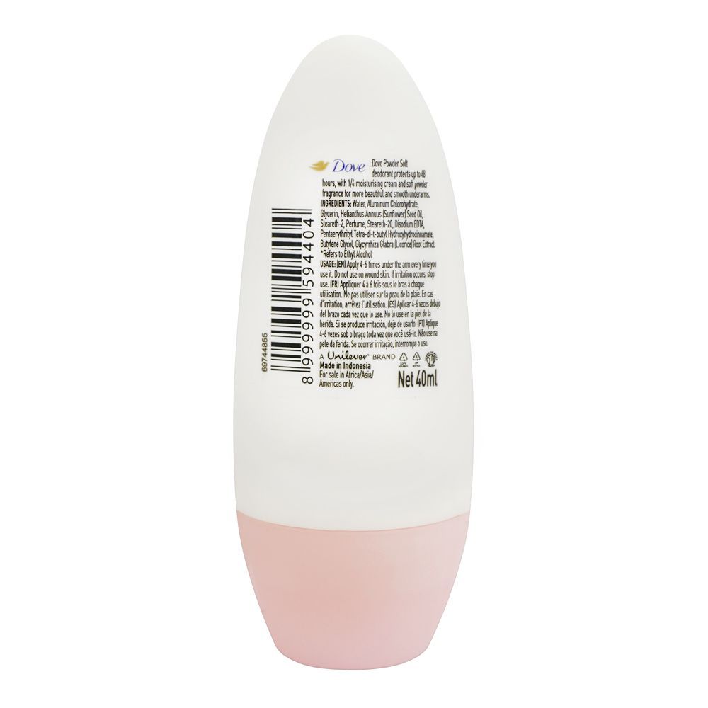 Purchase Dove Powder Soft 48 Hour Anti-Perspirant Deodorant Roll On ...