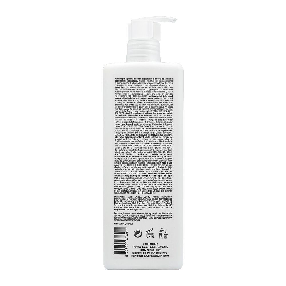 Buy Framesi Morphosis Hair Re-Structure Pro-Force Bonder 101, 500ml Online at Special Price in ...