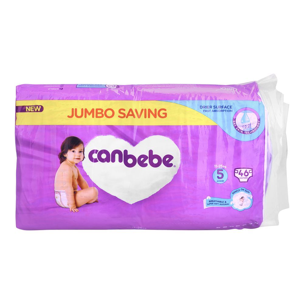 Purchase Canbebe Baby Diapers Jumbo No. 5, 11-25 KG, 46-Pack Online at ...