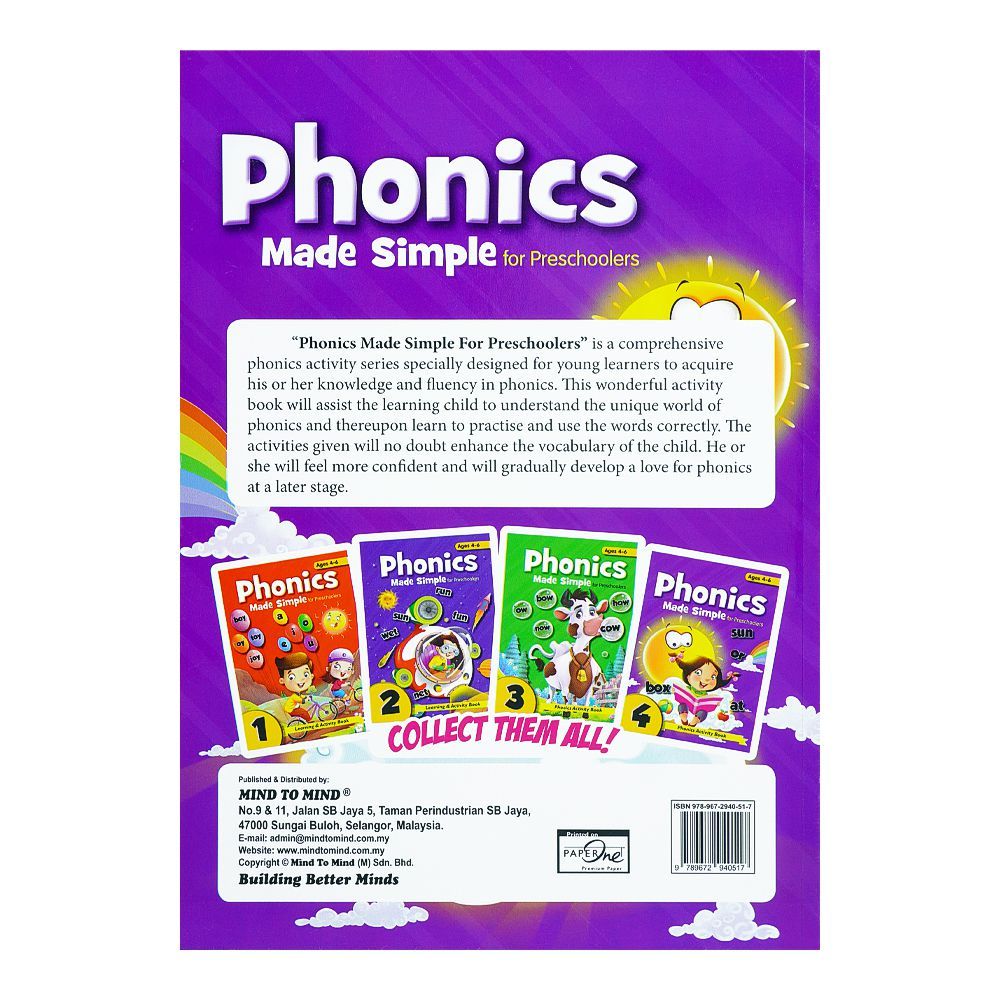 Purchase Paramount Phonics Made Simple, Book For Preschoolers, For 4-6 ...