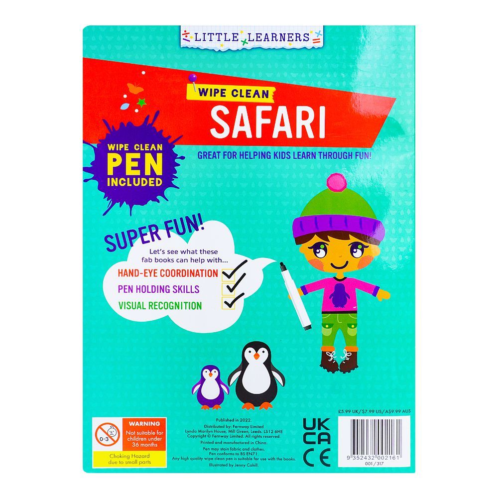 Order Paramount Wipe Clean Safari, Book For Kids, Pen Included Online ...