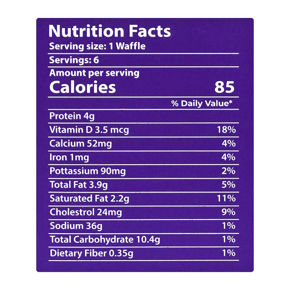 Order The Waffle Witch Home Stle Waffles, Keep Frozen, 182g, 6-Pieces ...