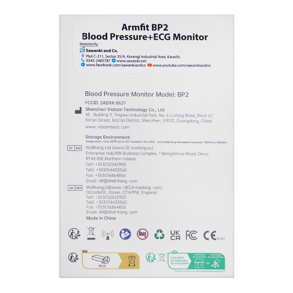 Buy Armfit Bp2 Blood Pressure + ECG Monitor Online at Best Price in ...