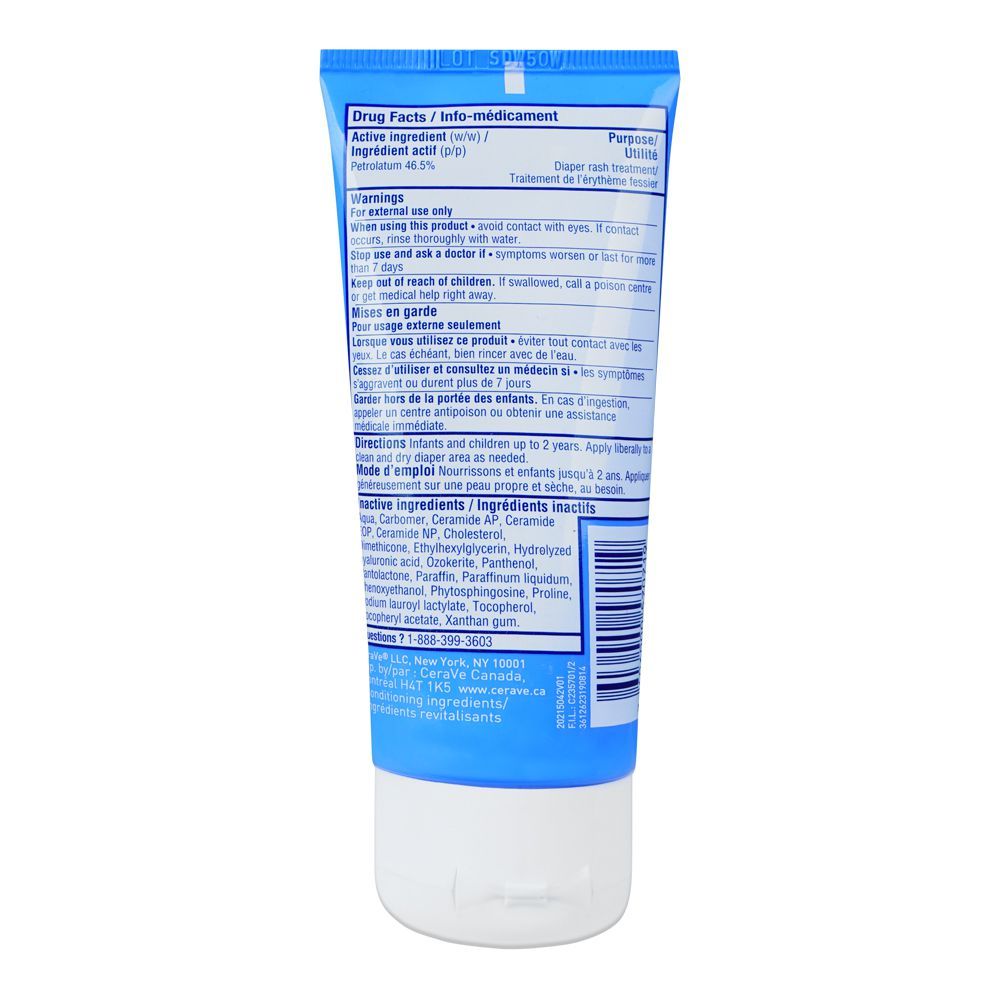 Buy CeraVe Baby Healing Ointment Cream, Prevents Baby Diaper Rash and ...