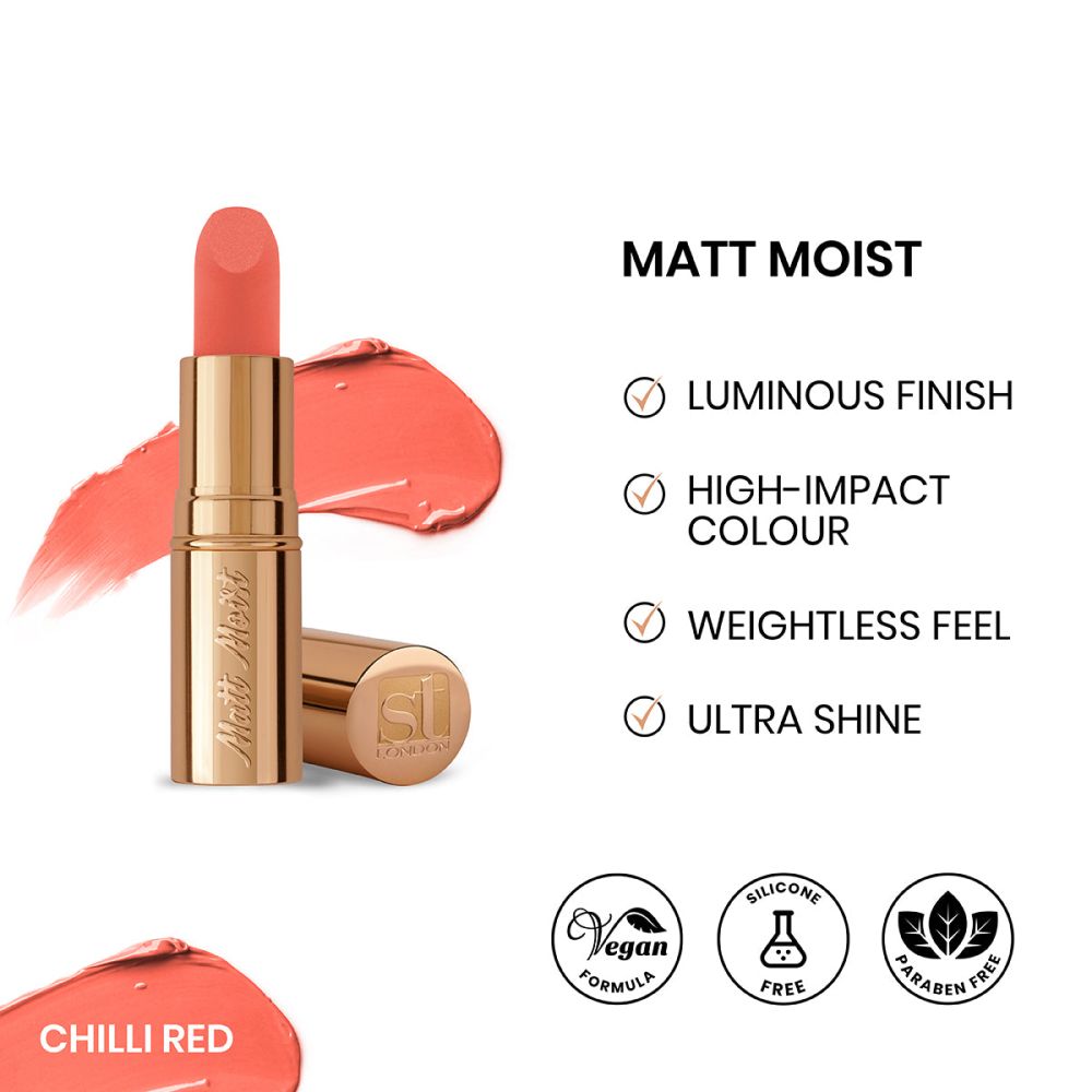 Order Sweet Touch London Matte Moist Long Lasting Lipstick, Chilli Red ...
