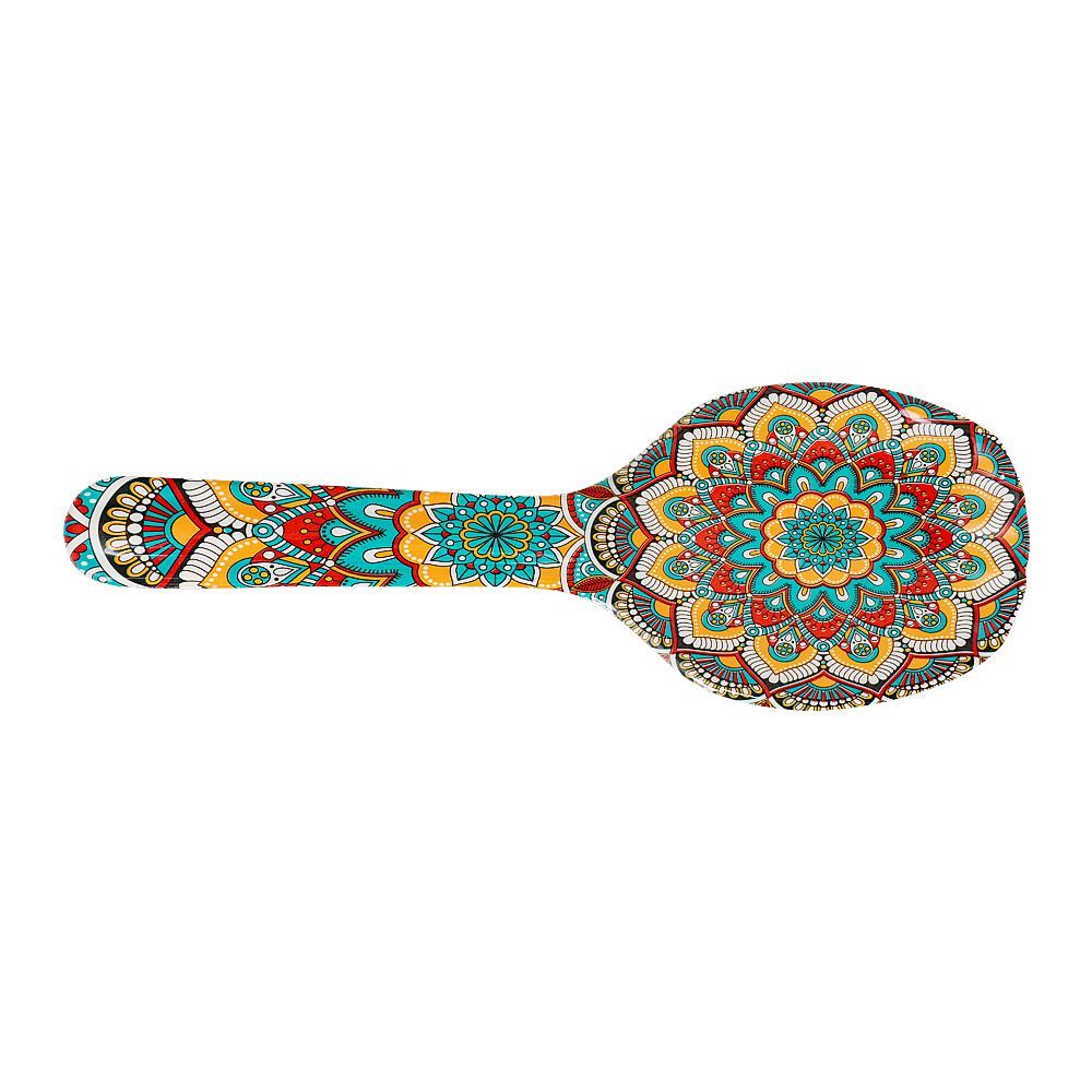 Buy Sky Melamine Rice Spoon, Big, Ajrak Print, Cultural Design, Durable ...