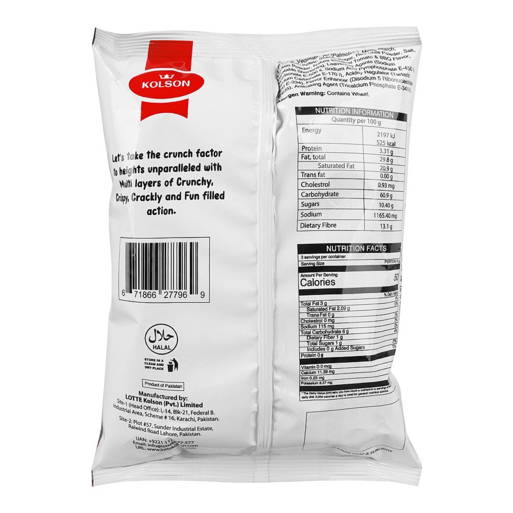 Order Kolson Folds BBQ Flavor Snacks, 27g, 1-Pack Online at Special ...