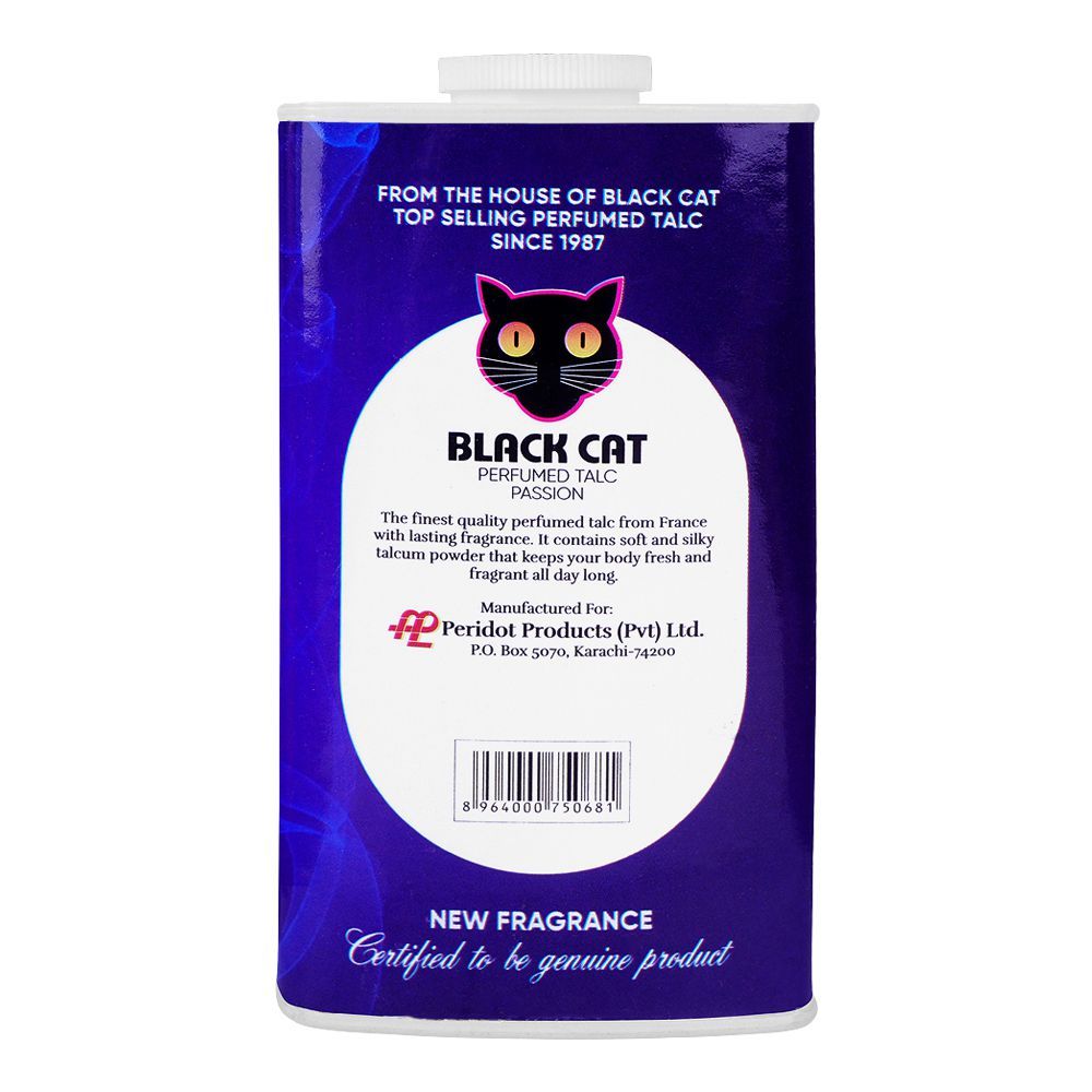 Order Black Cat Passion Perfumed Talcum Powder, 70g Online at Special ...