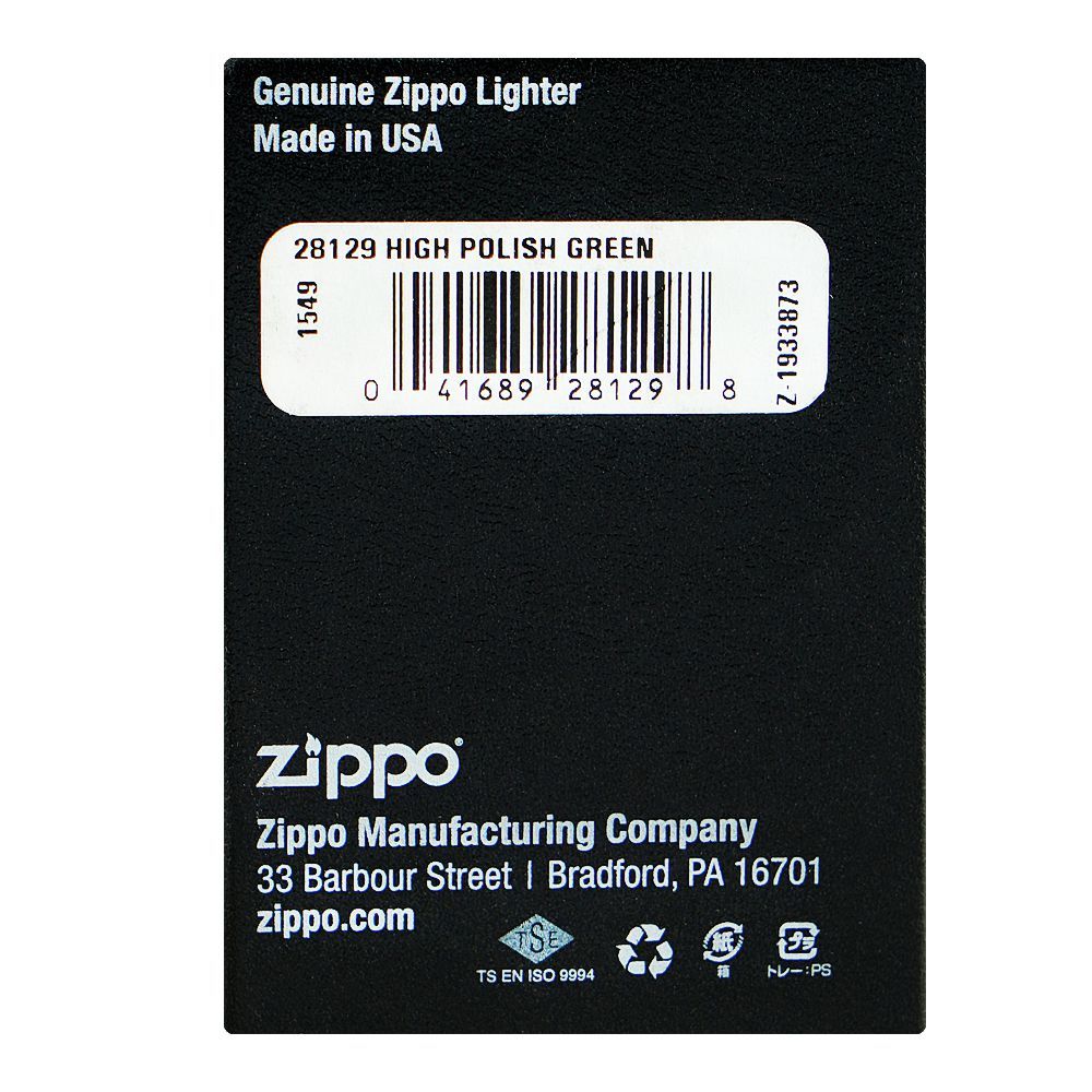 Buy Zippo Classic High Polish Green Cigarette Lighter, 28129 Online at ...