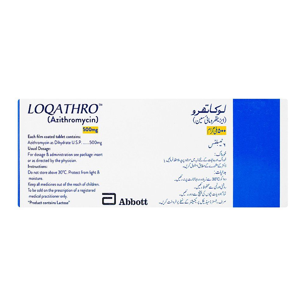 Order Loqathro Tablets, 500mg Box (6 Tablets) Online at Special Price ...