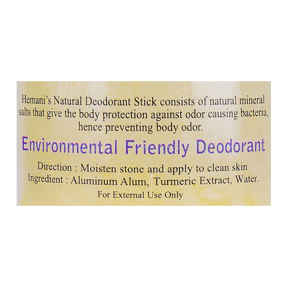 Buy Hemani Natural Turmeric Deodorant Stick, Paraben Free, 70g Online ...