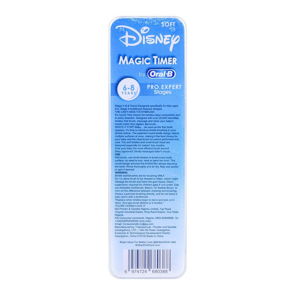 Order Oral-B Disney Magic Timer Soft Toothbrush For Kids 6-8 Years ...