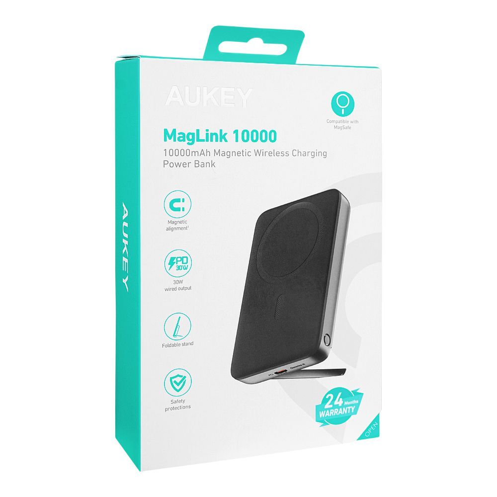 Purchase Aukey MagLink 10000mAh Magnetic Wireless Charging Power Bank ...