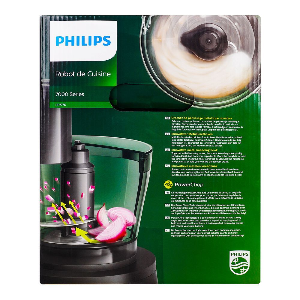Order Philips 7000 Series Food Processor, 1300W, 3.4 Liter Bowl, 2.2 ...