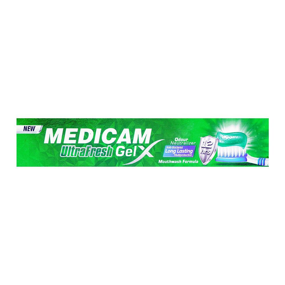 Order Medicam Ultra Fresh 3in1 Green Gel Toothpaste, 75g Online at ...