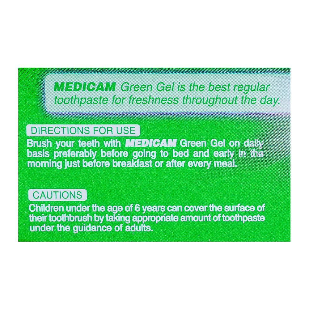 Order Medicam Ultra Fresh 3in1 Green Gel Toothpaste, 75g Online at ...