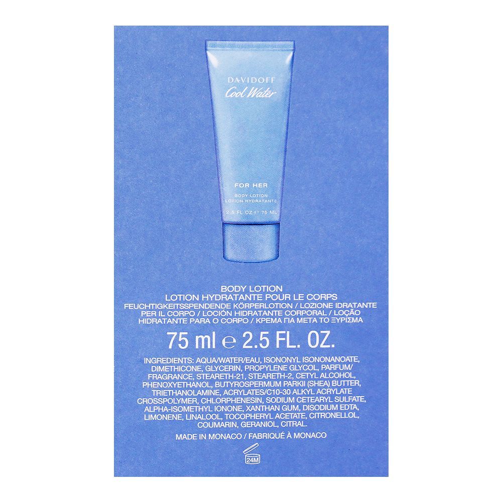 Buy Davidoff Cool Water Gift Set: 100ml Eau de Toilette, 75ml Shower ...
