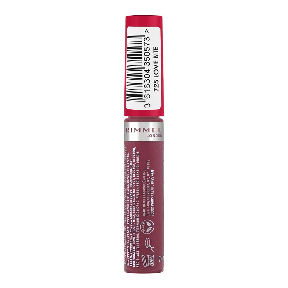 Buy Rimmel Lasting Mega Matte Up To 16HR Liquid Lip Colour, 725 Love ...
