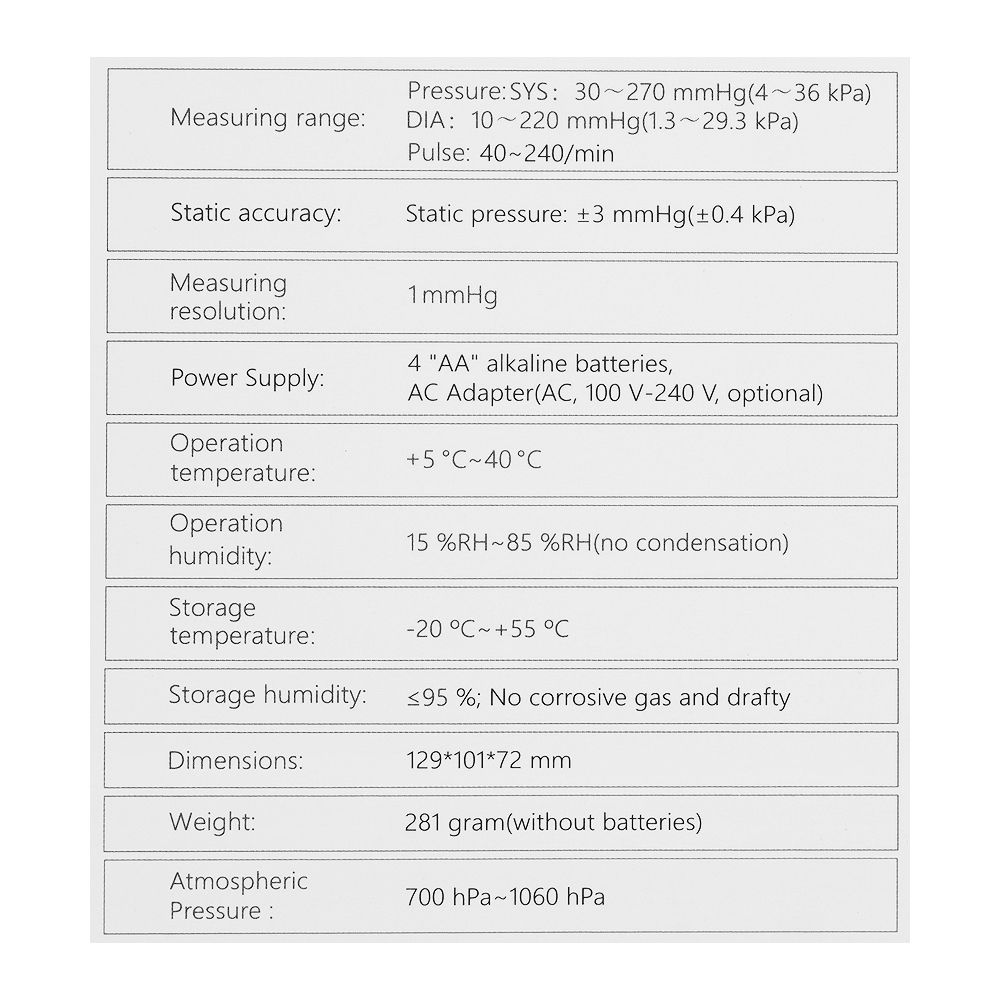 Buy Medisign Blood Pressure Monitor, Contec-08E Online at Special Price ...