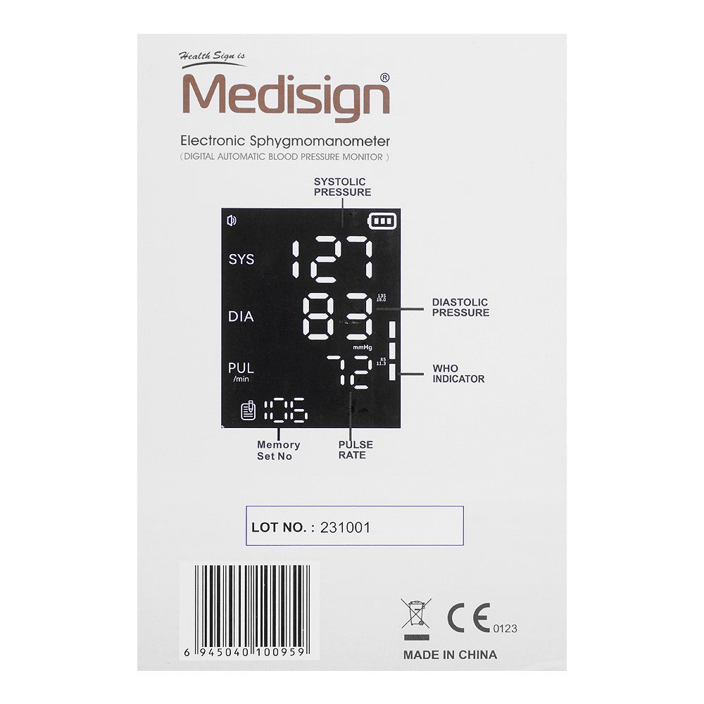 Buy Medisign Blood Pressure Monitor, Contec-08E Online at Special Price ...