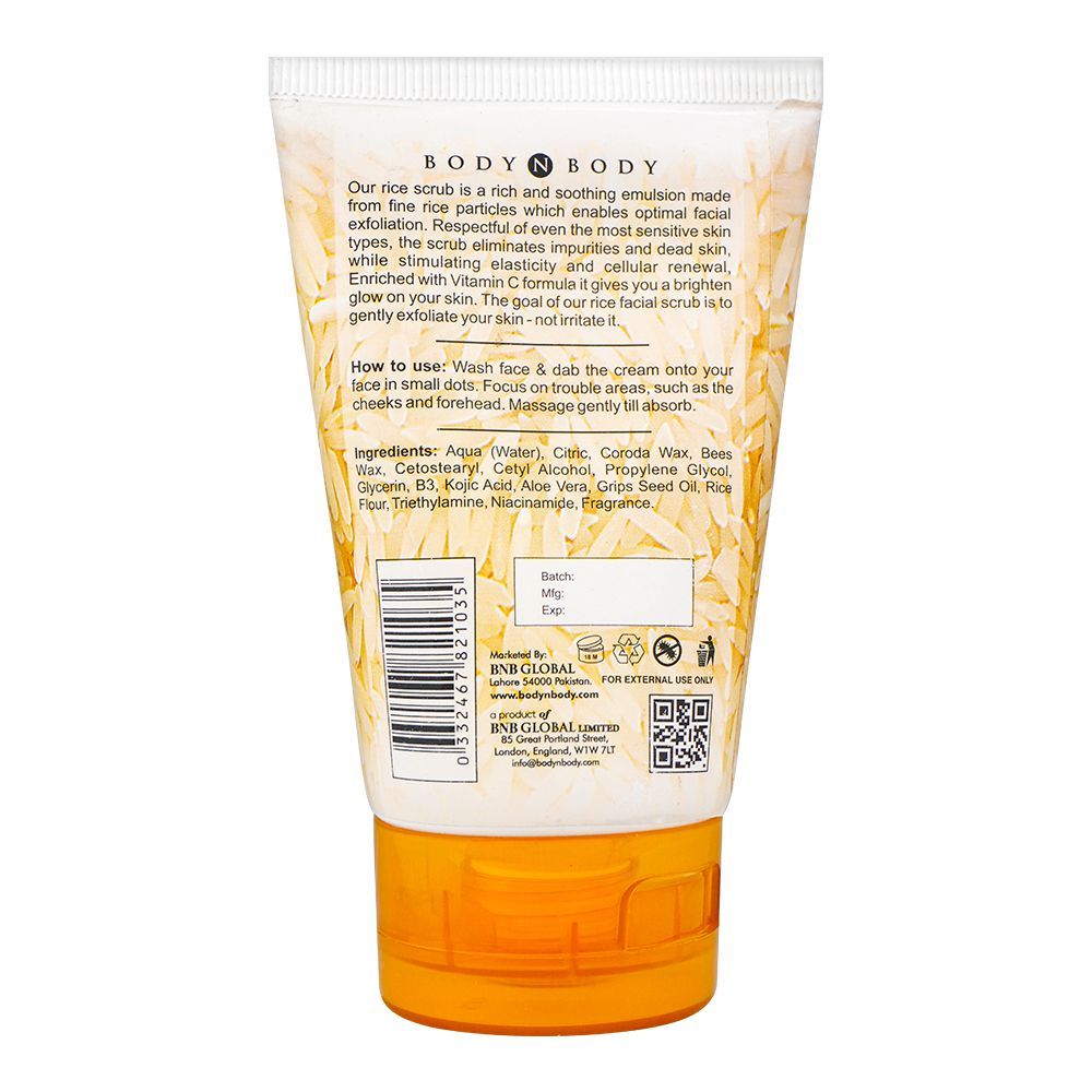 Purchase BNB Organic Source Brightening Rice Scrub, Paraben and Sulfate ...