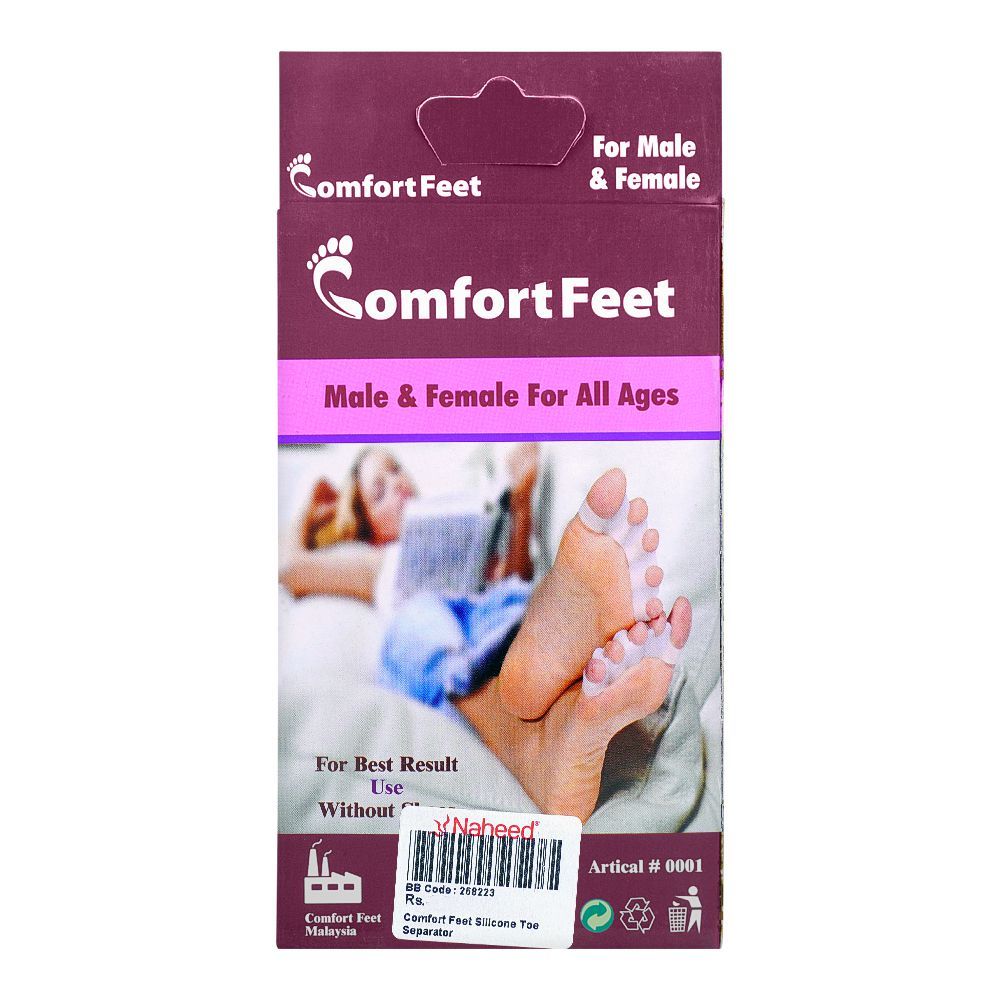 Order Comfort Feet Silicone Toe Separator - Foot Alignment & Pain ...