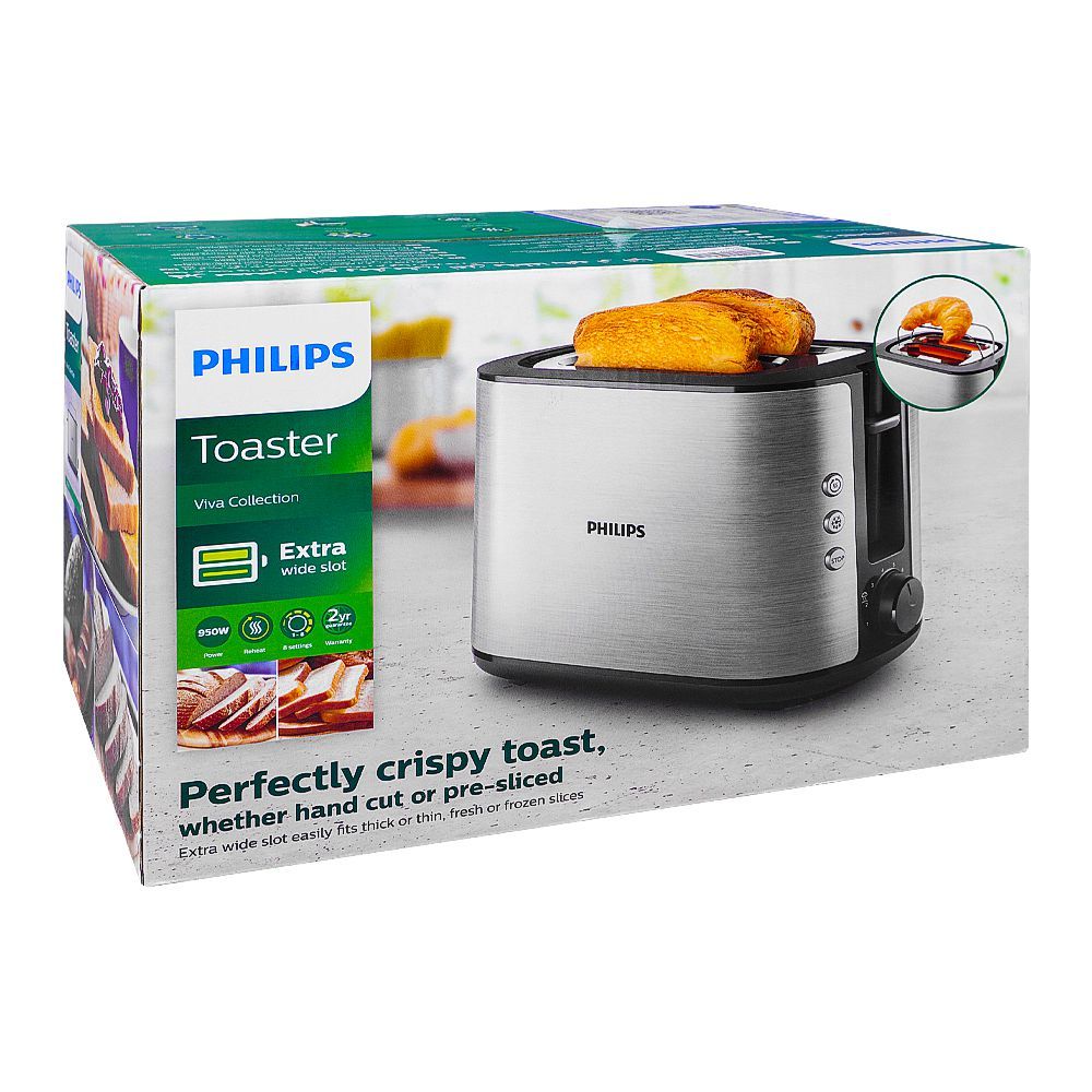Order Philips Viva Collection Toaster, Extra Wide Slot, 950W, 8 ...