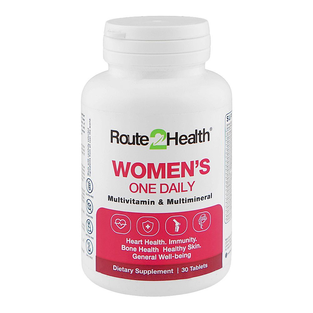Route 2 Health Women's One Daily Multivitamins Dietary Supplement ...