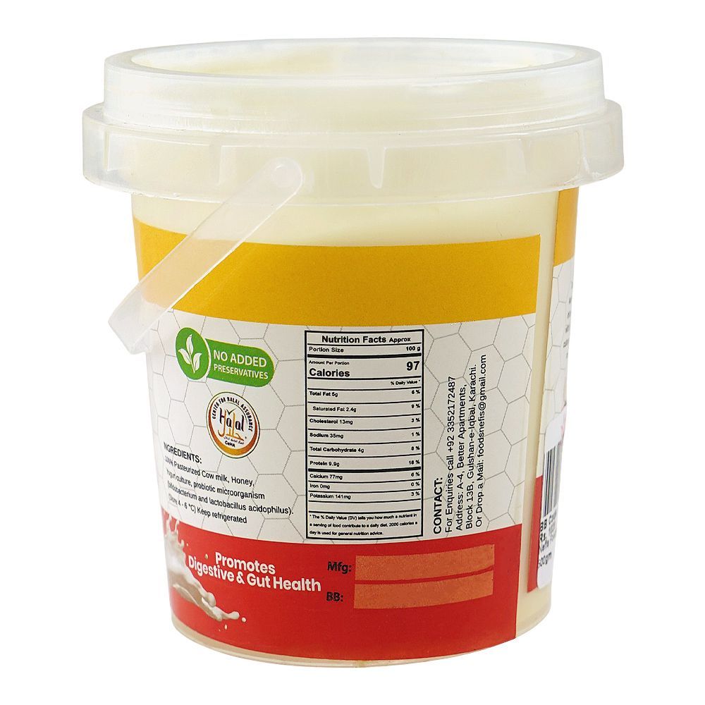 Nefis Food Greek Yogurt Honey, 250g