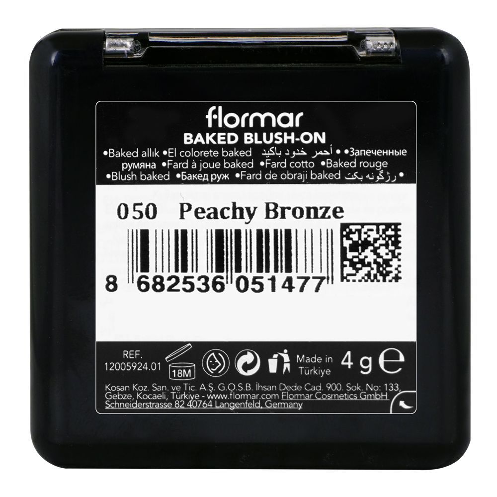 Order Flormar Baked Blush-On 050 Peachy Bronze, 4g Online at Special Price in Pakistan - Naheed.pk
