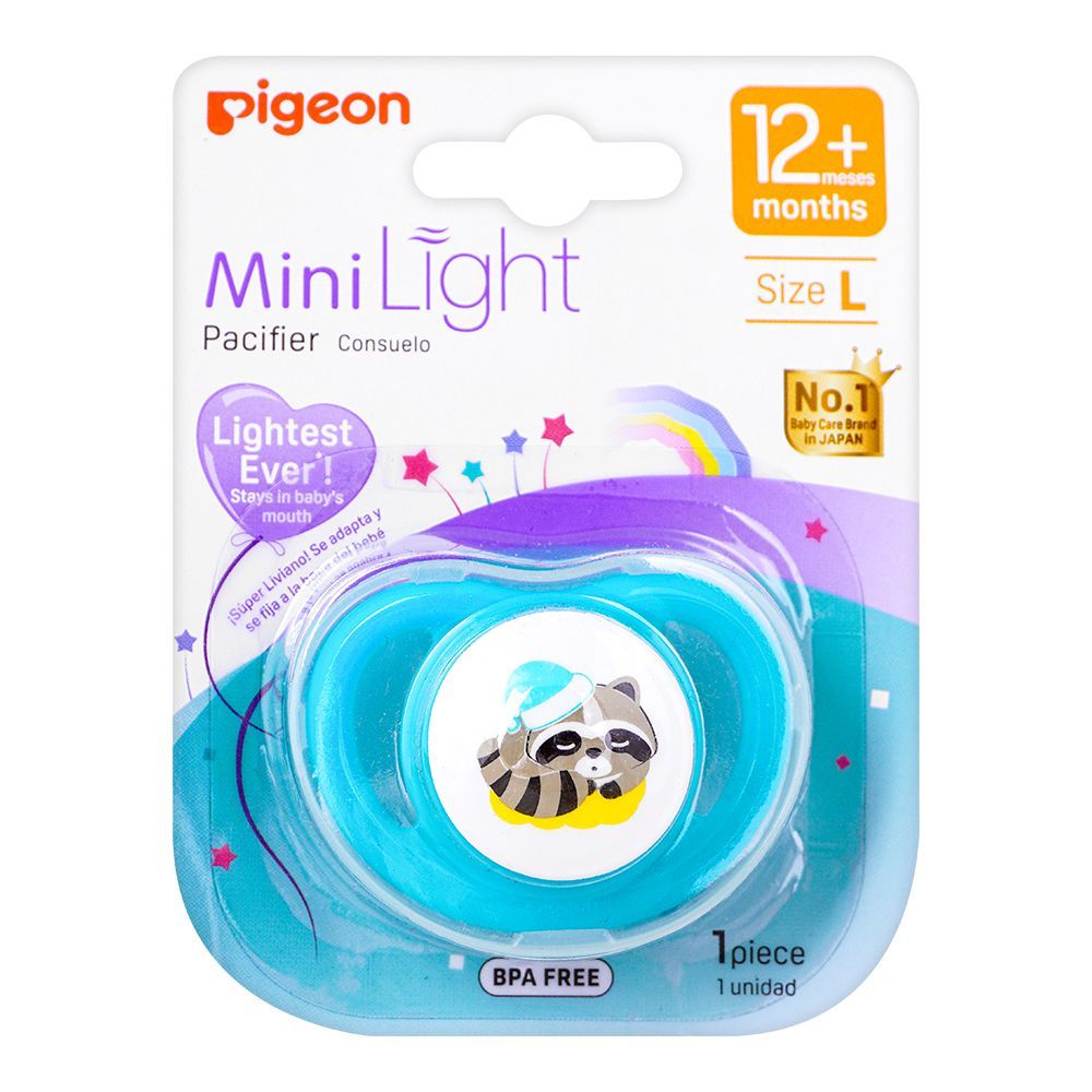 Order Pigeon Mini Light L Unisex 12m+ Pacifier, Dino Raccoon, N79927 ...