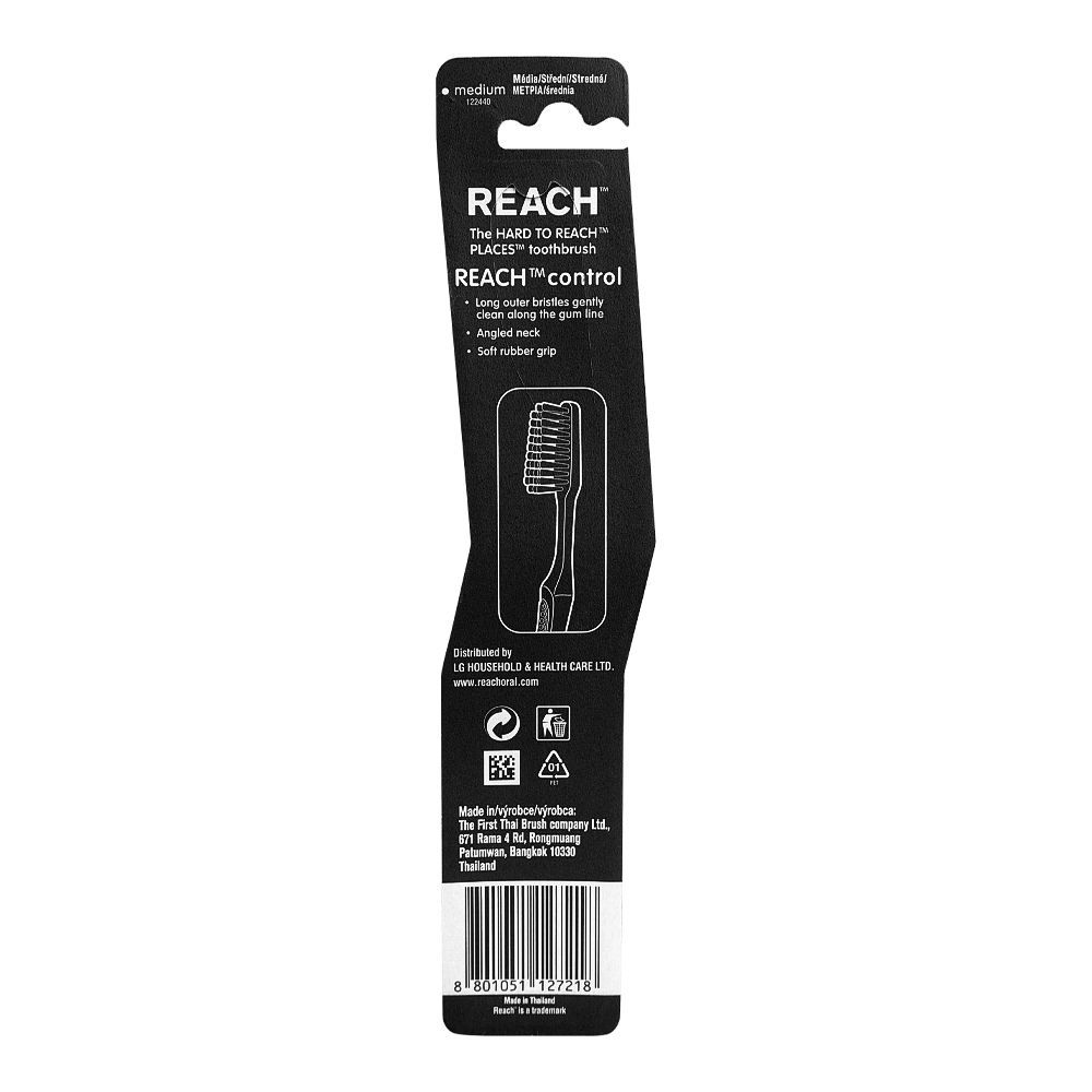Purchase Reach Control Essential Care Medium Toothbrush Online at Best ...