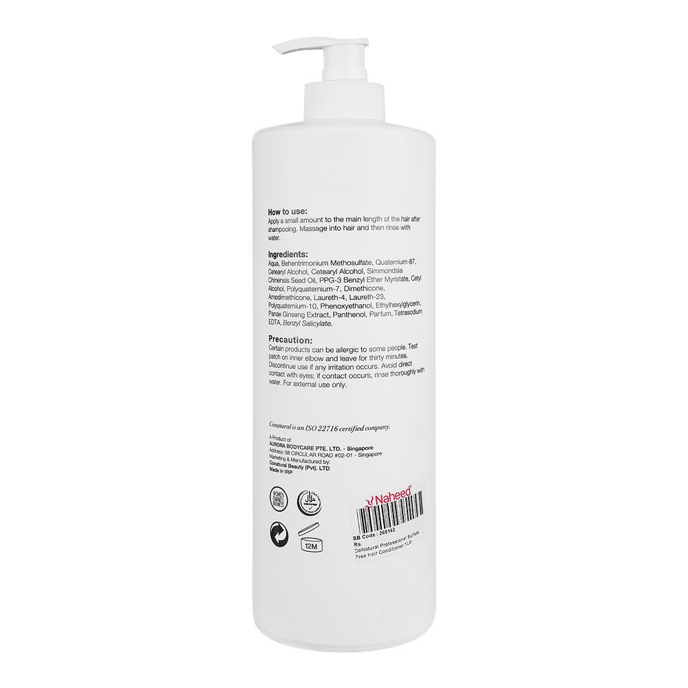 Purchase CoNatural Professional Hair Conditioner, Sulfate Free, 1Ltr ...