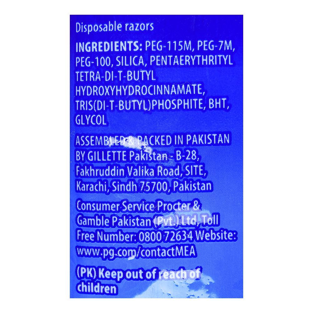 Order Gillette Blue 3 Flexi Disposable Razor, 3-Pack Online at Special ...